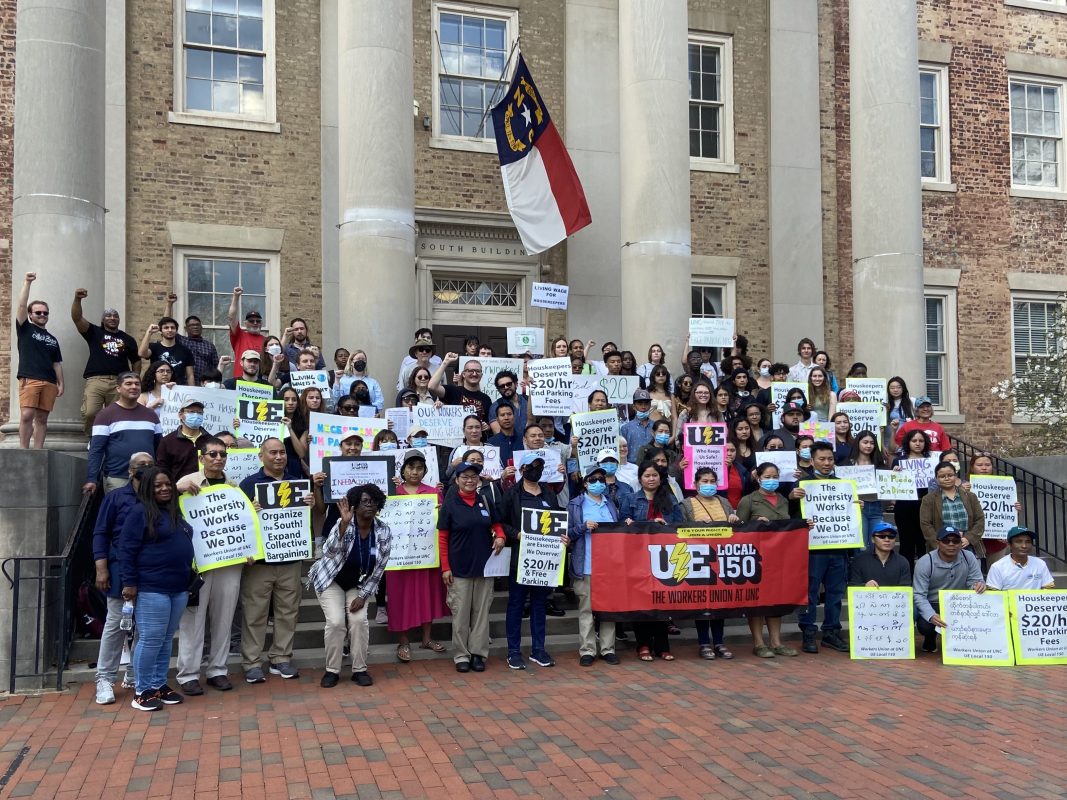 After a ‘disrespectful’ 90 cent raise, UNC housekeepers rally for ...