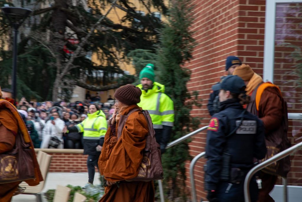 Thousands in N.C. show solidarity with monks’ Walk for Peace – Carolina ...